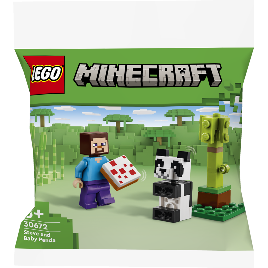 LEGO® 30672 Minecraft – Steve i mała panda – Brixani